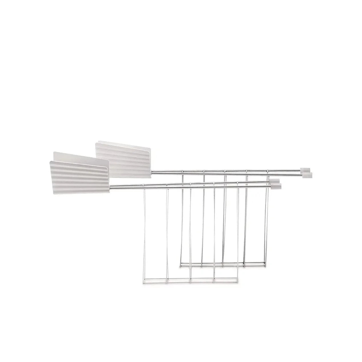 Alessi Plisse White Toaster Rack 2pcs – Panik Outlet